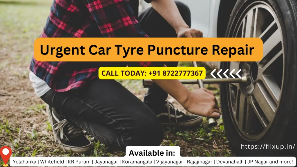 Urgent Car Tyre Puncture Repair | Call +91 8722777367
